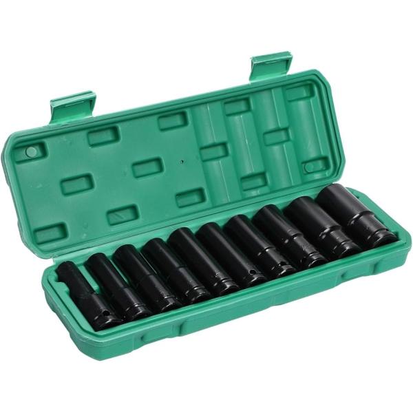 バリエーションコード : 2B9VS2TD3G普通のショートソケットでは届かないポイントで大活躍するのがこのディープソケットです。「ディープソケット仕様」バイクや車は部品が多く、作業領域が限られる為レンチが届かない場所や回す広さが限られるこ...