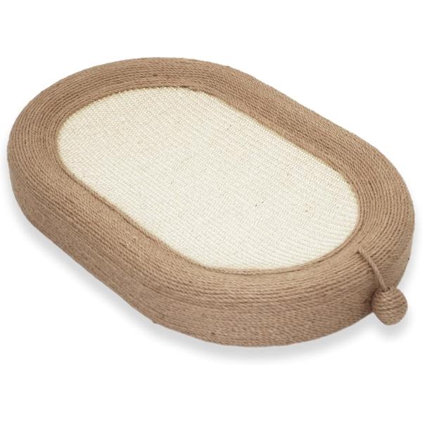 バリエーションコード : 2B9QYSX3RY「湾曲形状」猫ちゃんの身体にフィットする湾曲形状で、中央が凹んだ緩やかな形で設計しています。身体の形状に合わせたベッドとして快適な仕様です。「天然素材」上部で長持ちする麻を使用し、猫ちゃんにも優...