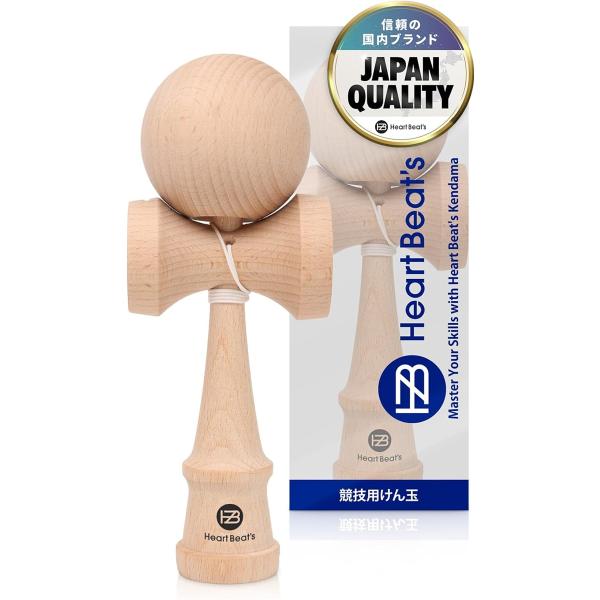 バリエーションコード : 2B9KY5R2P9「技が決まる。競技用けん玉」Heart Beat's けん玉は、日本けん玉協会認定と同スペックで、技の決まりやすさを追求した高品質な競技用けん玉です。初心者から競技志向者、幼児・小学生、子供から...