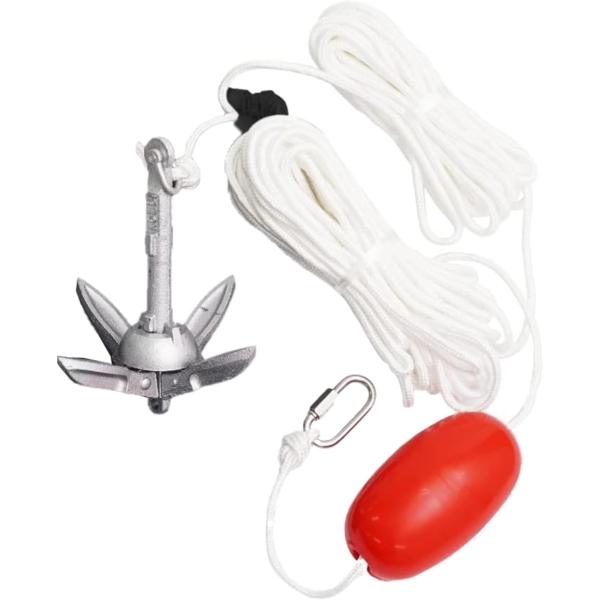 バリエーションコード : 2B9R3NHK4I「すぐに使える。オールインワンボートアンカーセット」 このセットには、折り畳みアンカー、20Mの牽引ロープ、フロートもしくはブイボールが含まれ、購入後すぐに使えます。初めてボートアンカーを使う方...