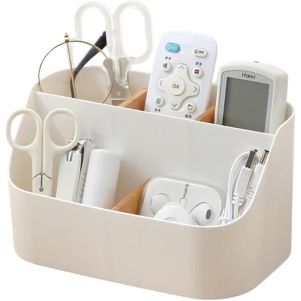 「一台多役でデスク上スッキリ」デスクのごちゃつきにさよなら。眼鏡やリモコンなどの日用品から、ペンや化粧品まで、さまざまなアイテムを一括収納。細かい仕切りが多いデスクオーガナイザーで、必要なアイテムをパッと手に取れる。美しく整列されたアイテム...