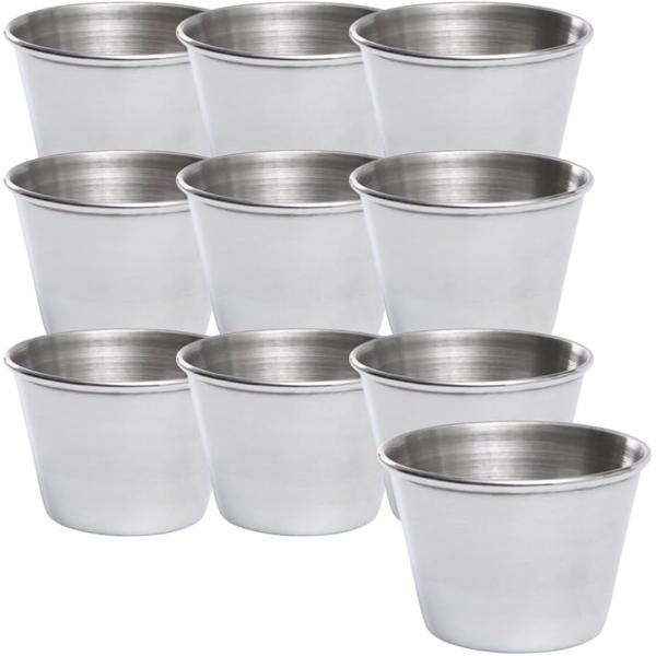 バリエーションコード : 2B9S2LK1FT「ステンレスプリンカップ」 ステンレス素材で、耐久性と防錆性を兼ね備えたカップです。家庭用または商業用に最適な製菓型です。「多用途で便利なカップ」 プリンやゼリー、マフィン、タルトなど、幅広いデ...