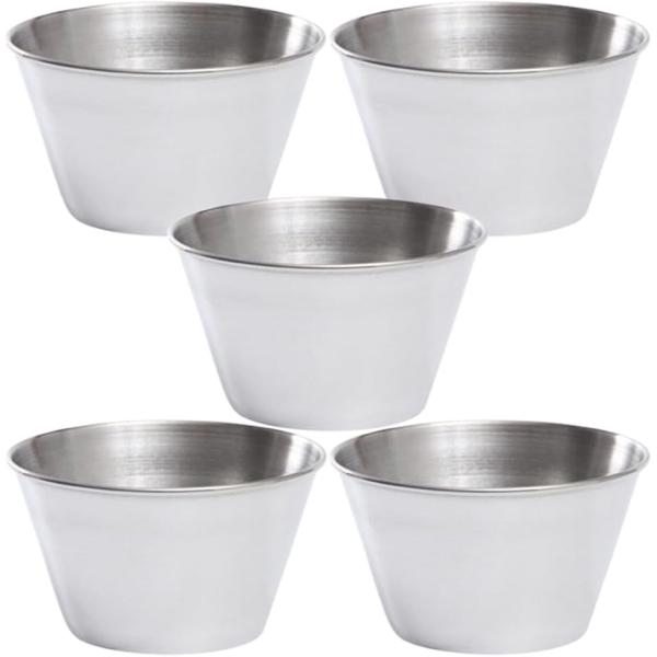 バリエーションコード : 2B9S2LK1FT「ステンレスプリンカップ」 ステンレス素材で、耐久性と防錆性を兼ね備えたカップです。家庭用または商業用に最適な製菓型です。「多用途で便利なカップ」 プリンやゼリー、マフィン、タルトなど、幅広いデ...