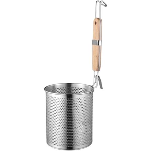 バリエーションコード : 2B9S2OHH9T「使いやすいデザイン」深いバスケットと木製ハンドルが特徴の湯ぎりザルです。麺こし器や野菜の湯切りなど、様々な料理に対応できるツールです。「耐久性に優れている」ステンレス製で作られており、長期間使...