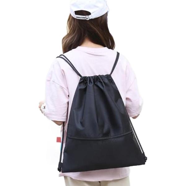 バリエーションコード : 2B9SDNUQXV防水 ナップ サック ジムバッグ リュック 超 軽 量「カラーバリエーション」ブラック グレー ブルー オレンジ ネイビー「仕様」サイズ タテ：約49cm ヨコ：約42cm マチ幅：約１cm 重...