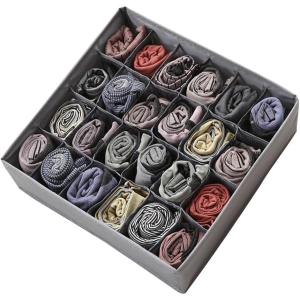 バリエーションコード : 2B9S48USYQ下着や靴下といった衣類の整理整頓に役立つ収納ボックスです。内部には1つずつ入れられるよう全24ポケットを完備しており、引き出し内がゴチャゴチャせずスッキリした環境を保てます。仕切りには通気性の高...