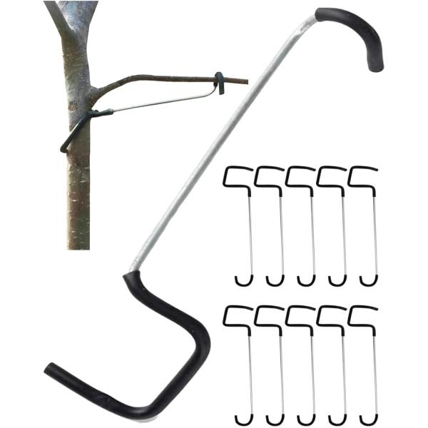 バリエーションコード : 2B9SJR86NOステンレス製の枝曲げクリップ10個セットです。枝の角度を調整し、バランスの取れた成長を促すことで、果樹の収穫量の向上や整枝作業の効率化に役立ちます。［18cm］と［26cm］の2サイズからお選び...