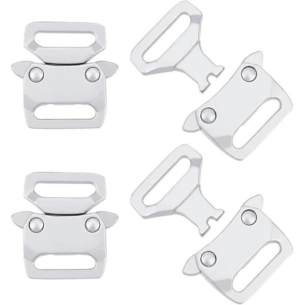 バリエーションコード : 2B9SWPKYYJサイドリリースバックル4個セットです。片手で簡単に素早く使用できるサイドオープンバックルです。亜鉛合金製なので丈夫で耐久性があります。ファッションや手作りのカバンなどに使用できます。ブレスレット...