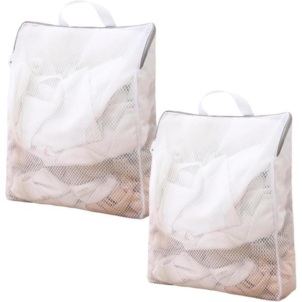「型崩れ防止」衣類を守りながら洗濯するための3D設計が施されています。この角型ネットは、洗濯時の衣類の型崩れを防ぎ、あなたの大切な服を長持ちさせます。40x50cmの広々としたサイズで、シャツやセーターも余裕を持って収納できます。「絡み防止...