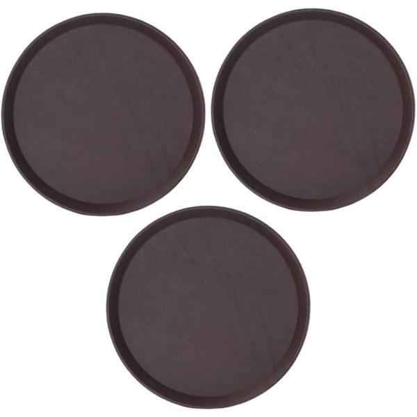 「業務用トレイ3枚セット」シンプルかつプロ仕様のトレンチデザイン (28cm) 当セットは、カフェからレストラン、ホテル等のプロの現場で広く利用されており、その人気の理由は何といってもその堅牢性にあります。このトレイは、ポリプロピレンと強化...