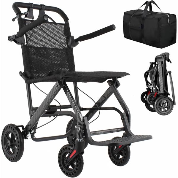 「コンパクトな折りたたみデザイン」この車椅子は軽量かつコンパクトで、屋内での移動や外出時の高齢者の介護に最適です。折りたたむと非常に小さくなり、自立して立てるため、家の中での収納が簡単です。また、外出時にはトランクや収納スペースにスムーズに...