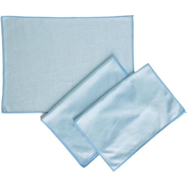 バリエーションコード : 2B9TQ1651Q「商品仕様」(鏡面クロス3枚)　サイズ：30cm x 40cm　枚数：３枚入り「ガラス拭きに特化したプロ仕様。」グラスや鏡面、カトラリーなど、ピッカピカに仕上げる 鏡面仕上げに特化した超極細のマ...