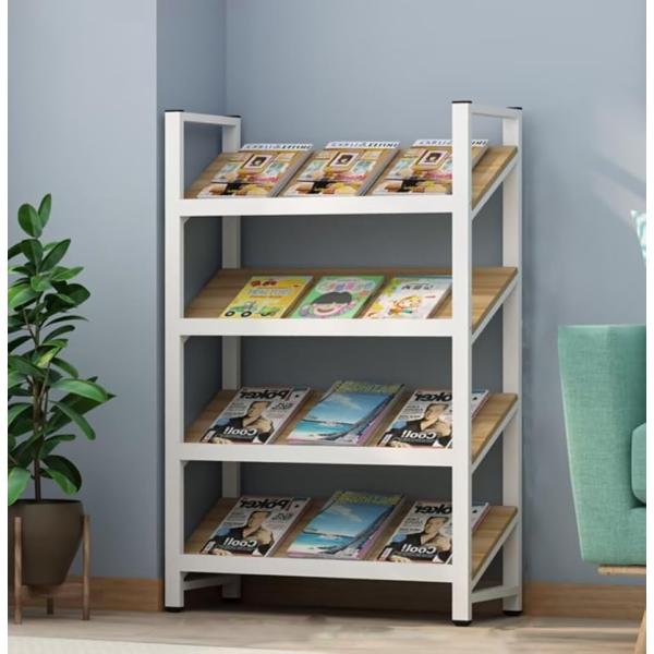 バリエーションコード : 2B9U15DQ8I「シンプルでおしゃれなデザイン」このマガジンラックのデザインはシンプルであり、鉄製のフレームと木製の棚板が室内の雰囲気と調和していて、オフィスではカタログの展示などディスプレイラックとして最適で...