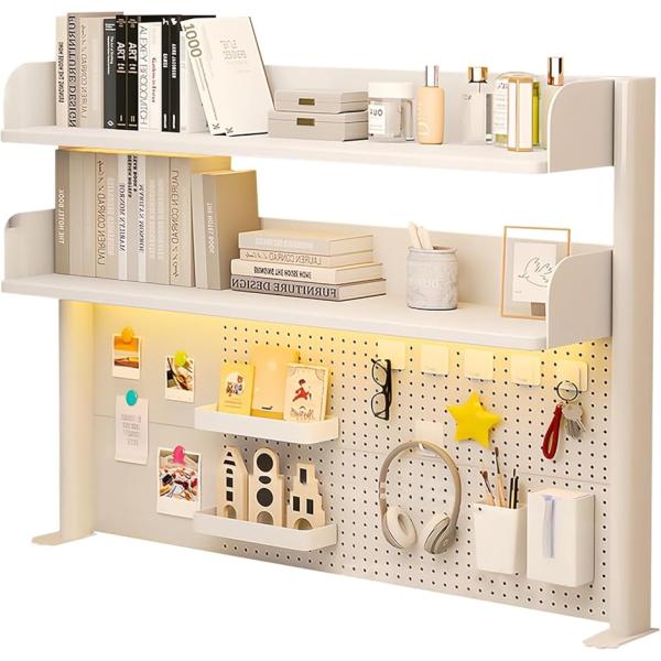 バリエーションコード : 2BU5DDYXK1「高品質な素材」 この机上置き棚は、耐久性の高い炭素鋼を使用しています。通常の文房具やファイル、本などの小物を載せるだけでなく、書籍や資料の物品も本棚収納できます。炭素鋼はキズや汚れに強く、長期...