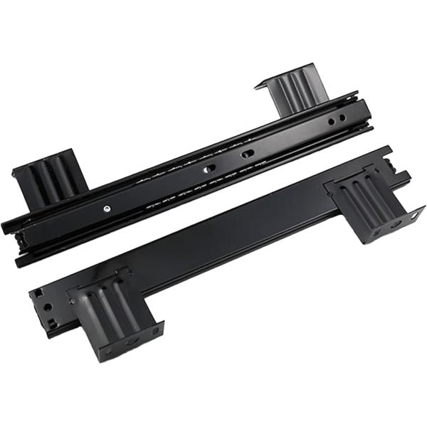 バリエーションコード : 2B9UFY8DDI「つり下げ式キーボード用スライドレール」デスクの下側にねじ止めするつり下げ式のキーボードレール。お好きな板や引き出しを用意することで簡単に引き出しが設置できます。「机を広く活用」キーボードトレイ...