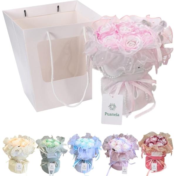 バリエーションコード : 2B9USXTQ2V多彩なバリエーション バラ(6色)：レッド・ピンクパープル・ブルー・グリーン・イエロー チューリップ(2色)：ピンク・パープル カーネーション(3色)：レッド・ピンク・パープルバラスタンディング...