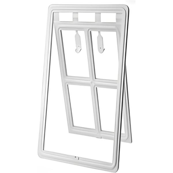 バリエーションコード : 2B90QNDH1H愛犬や愛猫のために設計されたこの網戸用ドアは、ペットが自由に出入りできる快適な空間を提供します。わずかな力で簡単に開閉でき、大きな扉が出入りをスムーズにサポート。シンプルなデザインは窓の美観を損...