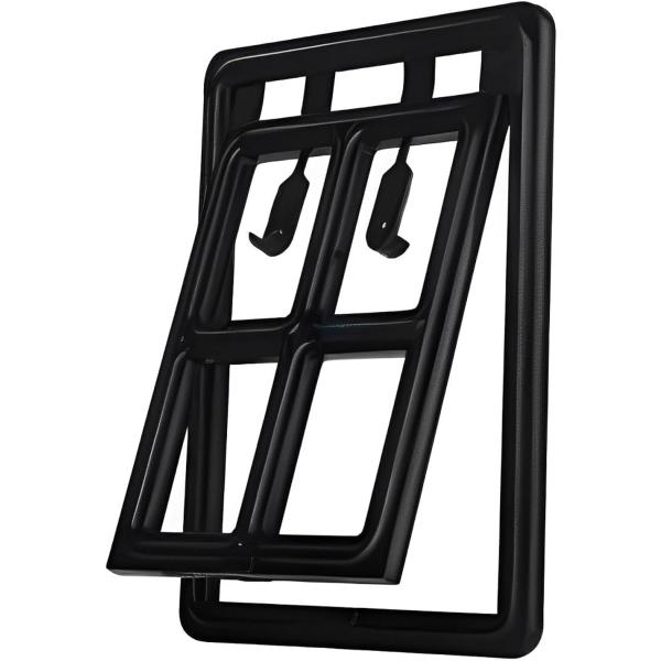 バリエーションコード : 2B90QNDH1H愛犬や愛猫のために設計されたこの網戸用ドアは、ペットが自由に出入りできる快適な空間を提供します。わずかな力で簡単に開閉でき、大きな扉が出入りをスムーズにサポート。シンプルなデザインは窓の美観を損...