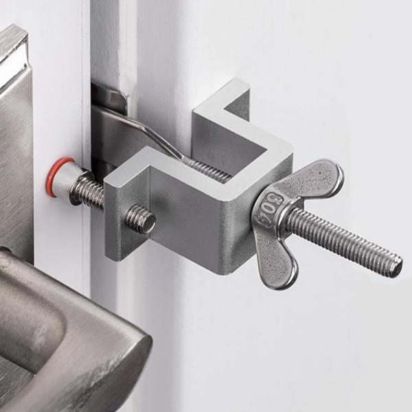 「安心の防犯対策」 ENN LLC ポータブルドアロックは、旅行先や自宅での安全を確保します。簡単に取り付けられるため、ホテルやアパートメントでも安心して過ごせます。これにより、外部からの不正侵入を防ぎ、心の平和を提供します。「工具不要の簡...