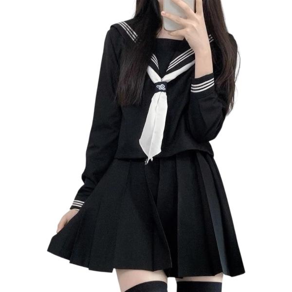 バリエーションコード : 2B9VUV5WOF「セット内容 」長袖トップス（チャック式）・ミニスカート（ウエスト調整可能）・スカーフ・スカーフ通し「サイズ（参考）」 S：着丈46　バスト88　ウエスト60-64 肩幅36 袖丈20/55 ミ...