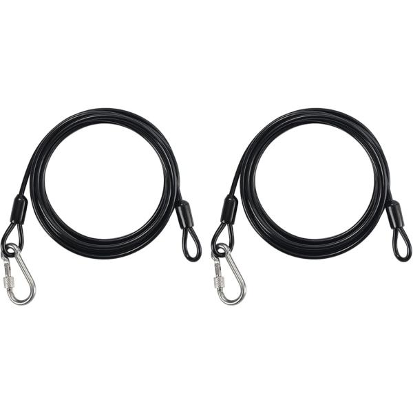 バリエーションコード : 2BU45V35WCワイヤー仕様：素材：スチール合金・PVC。直径：4mm、長さ3m。構造は7x7（計49本）、線径4.0mmの参考切断荷重は650kg。7x19より硬いので、直線での使用に適しています。ビニール被...