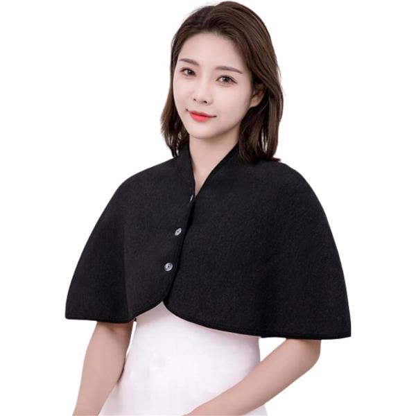 両肩と背中がポカポカになる肩温めサポーターです。冷え性な方におすすめ。優しいボア素材が貴女を温かく包み込んでくれます。表地はポリエステルだから通気性も抜群。蒸れにくく汗もかきにくいです。これからの防寒対策で1枚どうですか。伸縮生地だから着て...