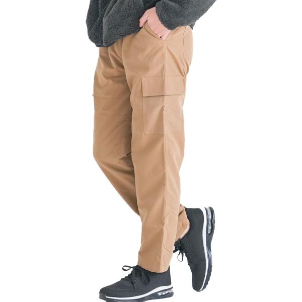 バリエーションコード : 2B9W11931F寒い季節にぴったりの「裏ボア カーゴパンツ メンズ」が登場しました。防寒性と快適さを兼ね備えたこのパンツは、裏ボア仕様で暖かさをキープしながら、ゆったりとしたシルエットで動きやすさも抜群です。ア...