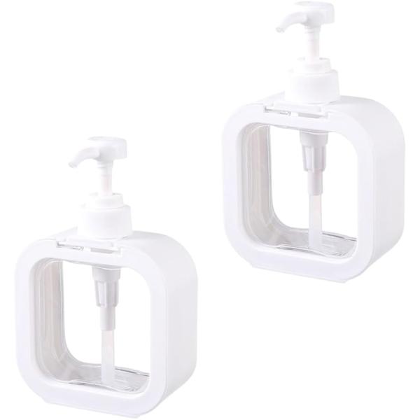 バリエーションコード : 2B9W39CRFK「詰め替えポンプボトル」 シャンプーやコンディショナー、洗剤を入れる透明ボトルです。色々なソープの詰め替えが簡単にできて便利です。「高品質で耐久性抜群」 PET＋PP素材で軽量かつ壊れにくく、旅...