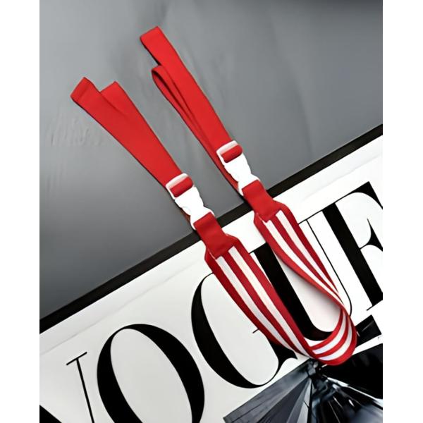 バリエーションコード : 2B91HVQXQWボールアンドチェーン刺繍トートバッグ専用のコードストラップです。コードの素材使いやポップなカラーがバッグにぴったり。バッグの刺繍や配色に合わせてお好みのカラーを合わせて楽しむのも。実寸サイズ 長...