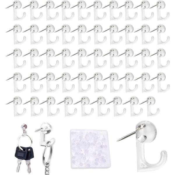 「壁を傷つけないデザイン」East Leafの画鋲フックは細いピン仕様で、抜いた跡が小さく目立ちません。賃貸や壁をきれいに保ちたい場所に最適です。「多用途で便利」石膏ボード、コルクボード、ベニヤ板などに対応。写真立てやカレンダー、鍵などを掛...