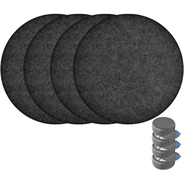 「増厚されたフェルトパッド」タイヤ保管/保護/タイヤトート用のフェルトパッドは、厚さが増加されてタイヤとホイール表面をしっかり守り、劣化、傷や汚れを防ぎ、長期間最新の状態に保ちます。従来の50cmや55cmに比べ、60cmの大きなサイズは軽...