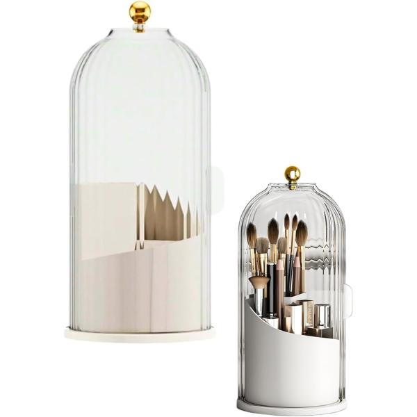 バリエーションコード : 2B9GCD6GUS「忙しい朝でもメイクの準備がスムーズに」360°回転できる設計により、どの角度からでもメイクブラシを簡単に取り出せます。七つのグリッドに整理されたブラシがきちんと整列しているため、必要なアイテム...