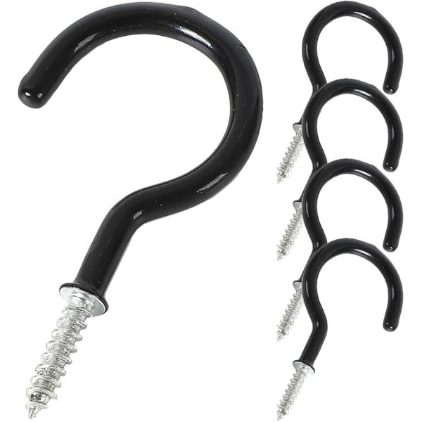 「便利なスクリューフック」壁面や天井などに取り付け可能なネジフックになります。服やカバンなどの壁面収納、額縁や写真の吊り下げ、カーテンなどさまざまなものを掛けることができます。「どこにでも取り付け可能」ネジ式なので素手でも穴を開けることがで...