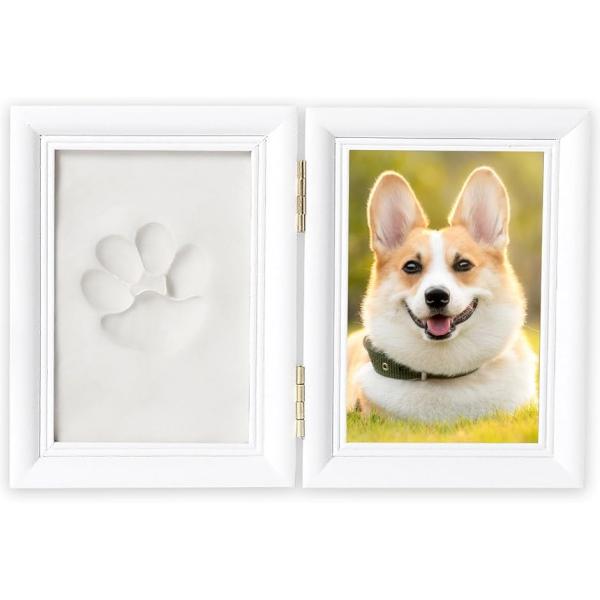 バリエーションコード : 2B9X41RGVX「サイズ」外周：縦15.5cm 横23cm　粘土、写真挿入箇所：縦12cm 横8cm「用途」犬、猫、子供(新生児)の手形、足形を粘土に型取りして記念に残すことが可能です。乾燥中にゴミが付着しない...