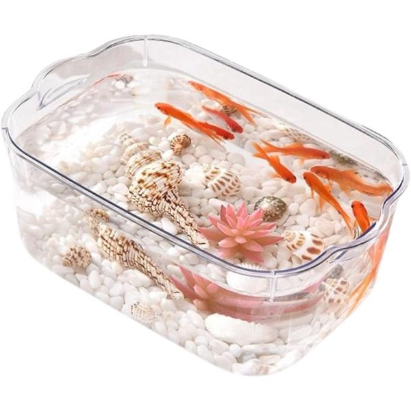 バリエーションコード : 2B9VWK3QSX「お部屋を彩る多機能水槽」透明アクリル素材を使用した軽量水槽は、金魚やメダカ、エビなどの観賞にぴったり。大容量で、インテリアとしてもおしゃれな空間を演出します。水槽以外にも花瓶や水耕栽培、多肉植...