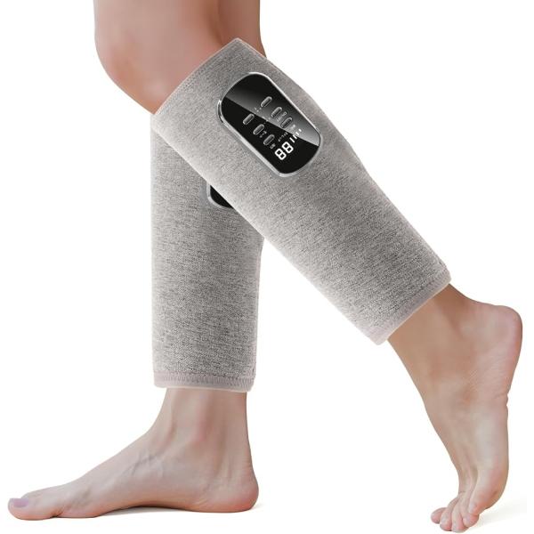 「広範囲をリフレッシュ」8個のエアバッグでふくらはぎ集中ケア、ふくらはぎの筋肉を深くほぐします3種類のモード、強度調節を3段階から選べる手もみ感覚のような心地よさを体験できますボタンを押さえて、モードを切り替えますボタンにモード名が記載され...