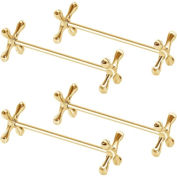 バリエーションコード : 2BJY1O8KFSラグジュアリーなカトラリーレストゴールド色4個セットです。Fine diningなどのレストランからご家庭の食卓まで華やかで贅沢な一時を演出するカトラリーレストです。材質は「亜鉛合金製」で、強度...