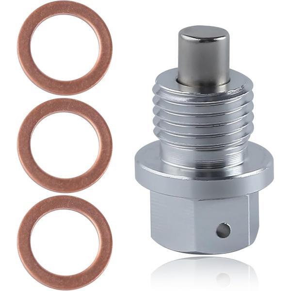 バリエーションコード : 2B9C0FTP29パッケージに含まれるもの: M14 x 1.5磁気オイルドレンプラグx 1、赤銅ガスケットx 3。材質:アルミニウム合金製、頑丈で壊れにくい。使用方法:オイル中の鉄分不純物を効果的に吸収し、金属...