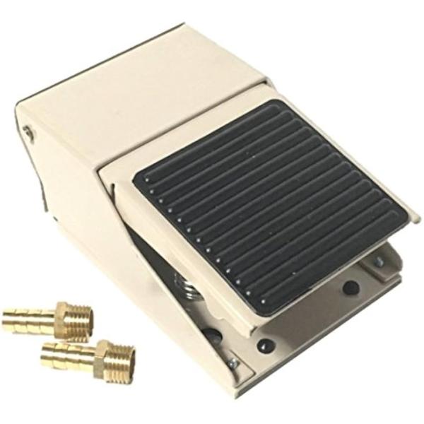 すぐに使える3点セット。入力サイズ：1/4インチ　(2分)出力サイズ：1/4インチ (2分)サイズ：幅 約81mm　奥行 約125mm 高さ 約52mm付属品：1/4インチ ホースニップル2個 (タケノコ)