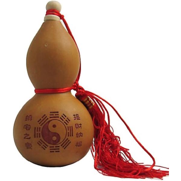 バリエーションコード : 2BB7ZBJ6VR風水アイテム　天然のひょうたん使用 開 運瓢箪（八卦太極柄）です。ひょうたんは日常の悪い気を吸い取ってくれる風水の基本アイテム。ひょうたんは、現在、もっとも風水でパワーのある財運8の形で、豊かな...