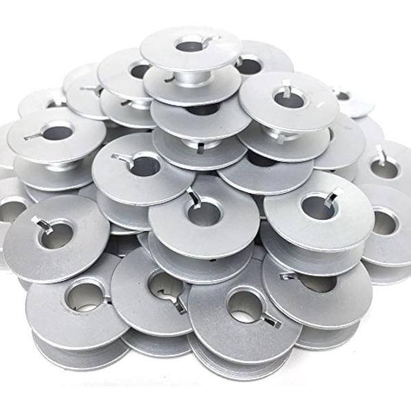 バリエーションコード : 2BF9A6R6HCカット/溝あり 工業用ミシン・職業用ミシン専用の汎用アルミボビンとなります。サイズ：直径約21mm 幅約9mmアルミボビンを使える職業用ミシン：ジャノメ 783シリーズ、ジャノメOEMのシンガー...