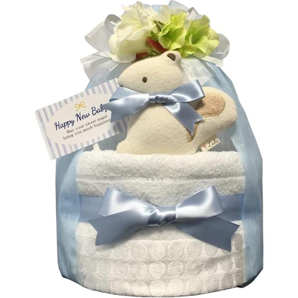 バリエーションコード : 2B98TFFS53出産祝いに最適な今治タオルのおむつケーキ: 今治タオルを使ったおむつケーキは、赤ちゃんへの特別な出産祝いとして人気があります。やわらかさと吸水性に優れた今治タオルは、男の子の出産祝いにぴったりで...