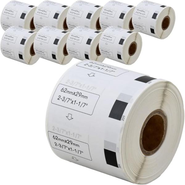 バリエーションコード : 2BIP1LOFUIおかげさまで9年目。　DKシリーズ出荷累計200万ロール突破。実績と信頼の互換ラベルLaboブランド・強粘着でしっかり貼れる・コーティング付で水や汚れに強い・ペラペラではなくしっかり紙厚がありコ...