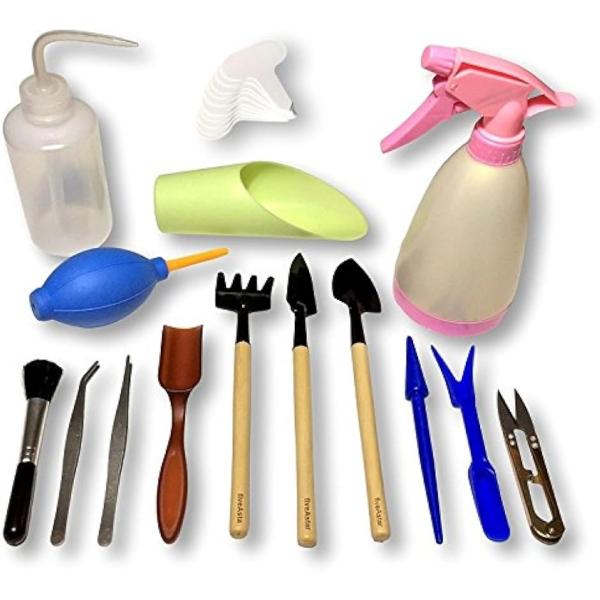 バリエーションコード : 2BIP2RSTCD・多肉植物ファン・マニアの方を始め、小型の観葉植物 ミニ盆栽、サボテン、苔、ハーブ栽培などのミニガーデンに興味を持ちはじめたばかりの初心者の方にも便利なガーデニングツールです。・多肉植物などは小...