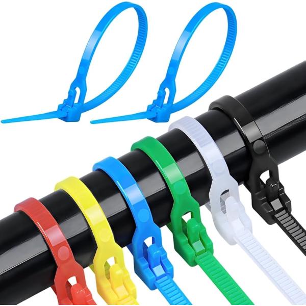 バリエーションコード : 2BJ0JK9KOK「繰り返し使用可能.」何度でも使える仕様なので再利用OKな便利な結束バンドです。カムを押せばロックが簡単に外せて、タイを緩めることができます。間違えて締めすぎてしまった場合でも安心です。「優れた...