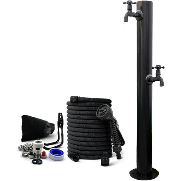 バリエーションコード : 2BJ0NL99XS「商品材質」柱の外部材質：304ステンレス鋼；柱の内部水道管：厚手PPR；蛇口：銅；柱に内蔵式の防凍綿、ー20°から110°範囲の温度に耐えることができる；「商品寸法」本体サイズ：16.9x8....