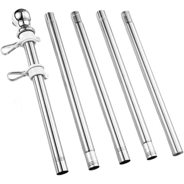 バリエーションコード : 2BJ0O2I0D0・国旗や社旗、応援旗など、いろいろな旗、フラッグを飾れる、旗用のポール、旗ざおです。最長約180cmのポールになります。＊台座は付属しません。・旗を取り付けるカラビナ付き。カラビナはリング状の金...