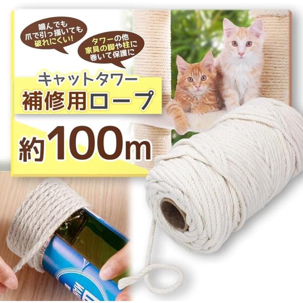 バリエーションコード : 2BJ0RNCY62材質 ：100%天然綿サイズ：直径(太さは)：6ｍｍ、長さは100ｍ