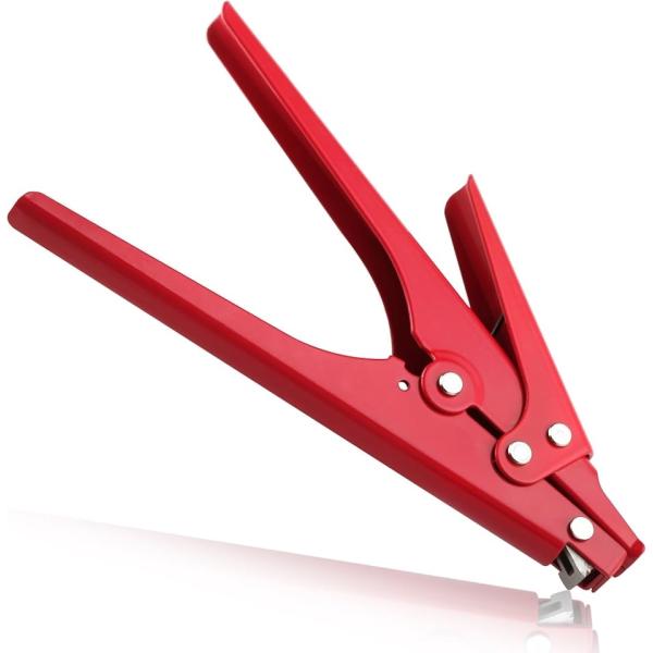 材質: 高品質の炭素鋼で作られ、耐久性がよく、耐用年数が長いです。切断範囲：このケーブルタイガンは、2.4〜9ミリメートルからナイロンケーブルタイ幅を行います。それは鋭いエッジを残すことなく、きちんとしたプロのインストールを達成するために使...