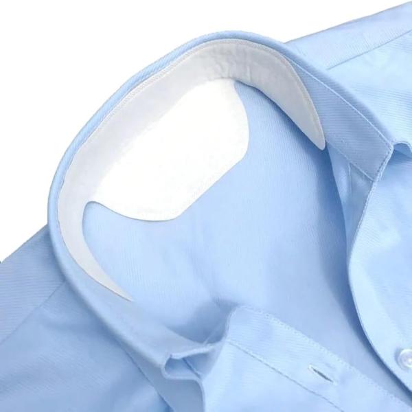 バリエーションコード : 2BJIQJ4Y1O襟 汗取りシート 使い捨てタイプ 長さ29cm お得な60枚セット：ワイシャツなどご使用のシャツの襟にワンタッチで貼り付けるだけで汗の流れを防ぐ汗取りパッドのセットです。使い捨てなのでいつでも清...